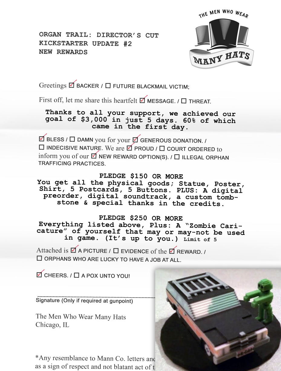 Organ Trail Kickstarter Project Reaches $3000 Goal | GamersNexus ...