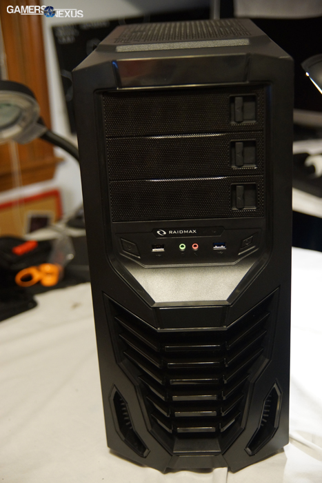 RAIDMAX Cobra Gaming Case Benchmark-Review | GamersNexus - Gaming PC ...
