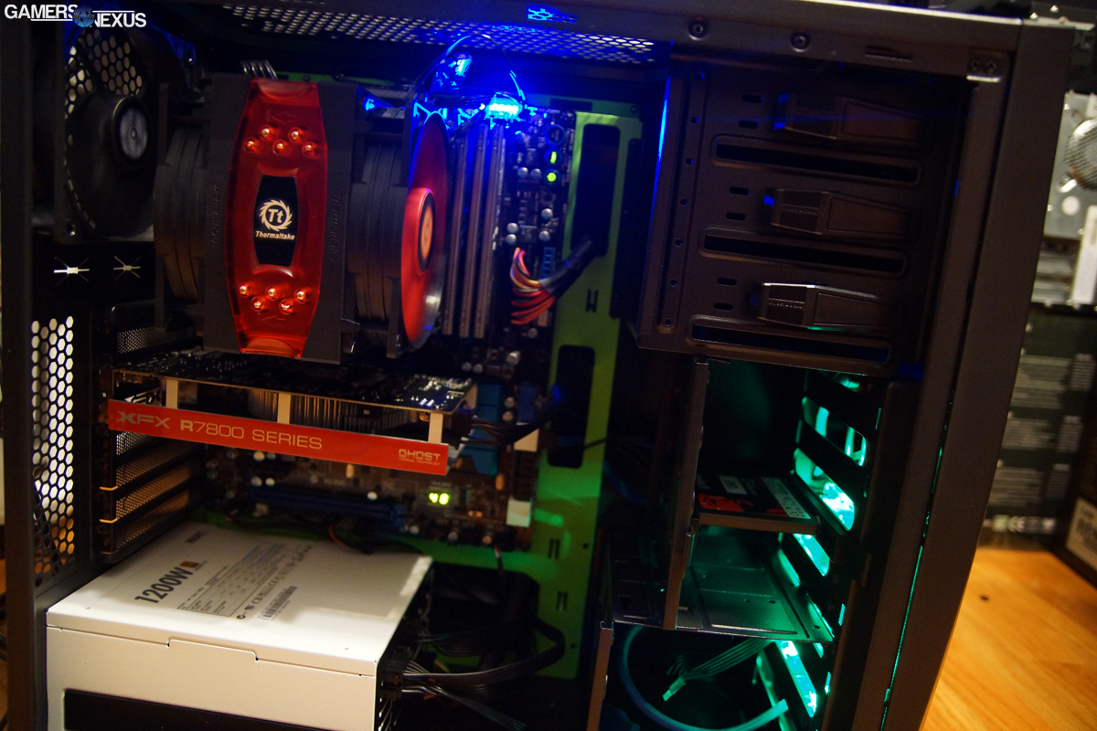 RAIDMAX Cobra Gaming Case Benchmark-Review | GamersNexus - Gaming PC ...