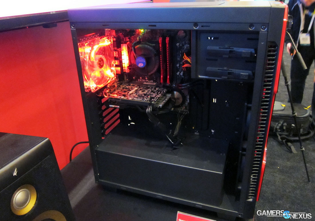 Rosewill Gungnir & Nighthawk 117 Case Specs at CES | GamersNexus ...