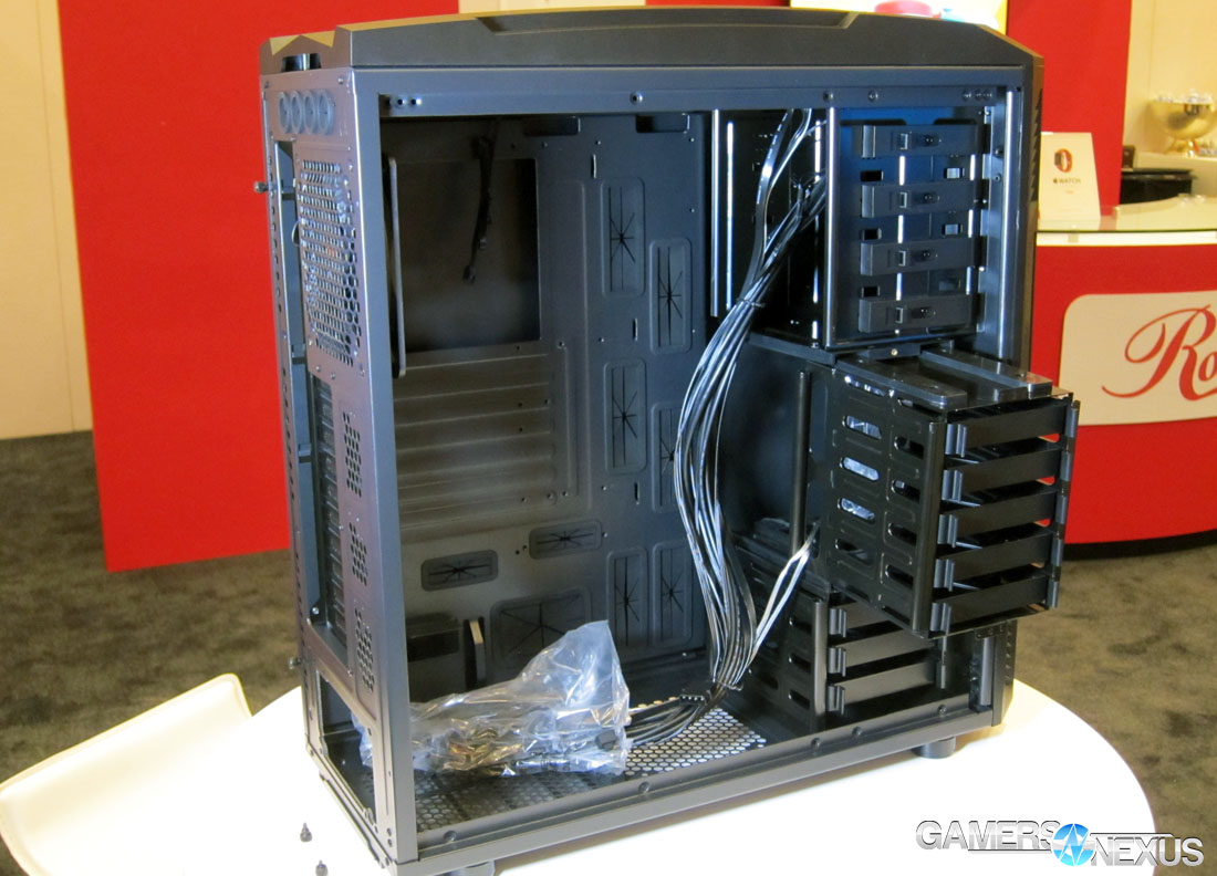 Rosewill Gungnir & Nighthawk 117 Case Specs at CES | GamersNexus ...