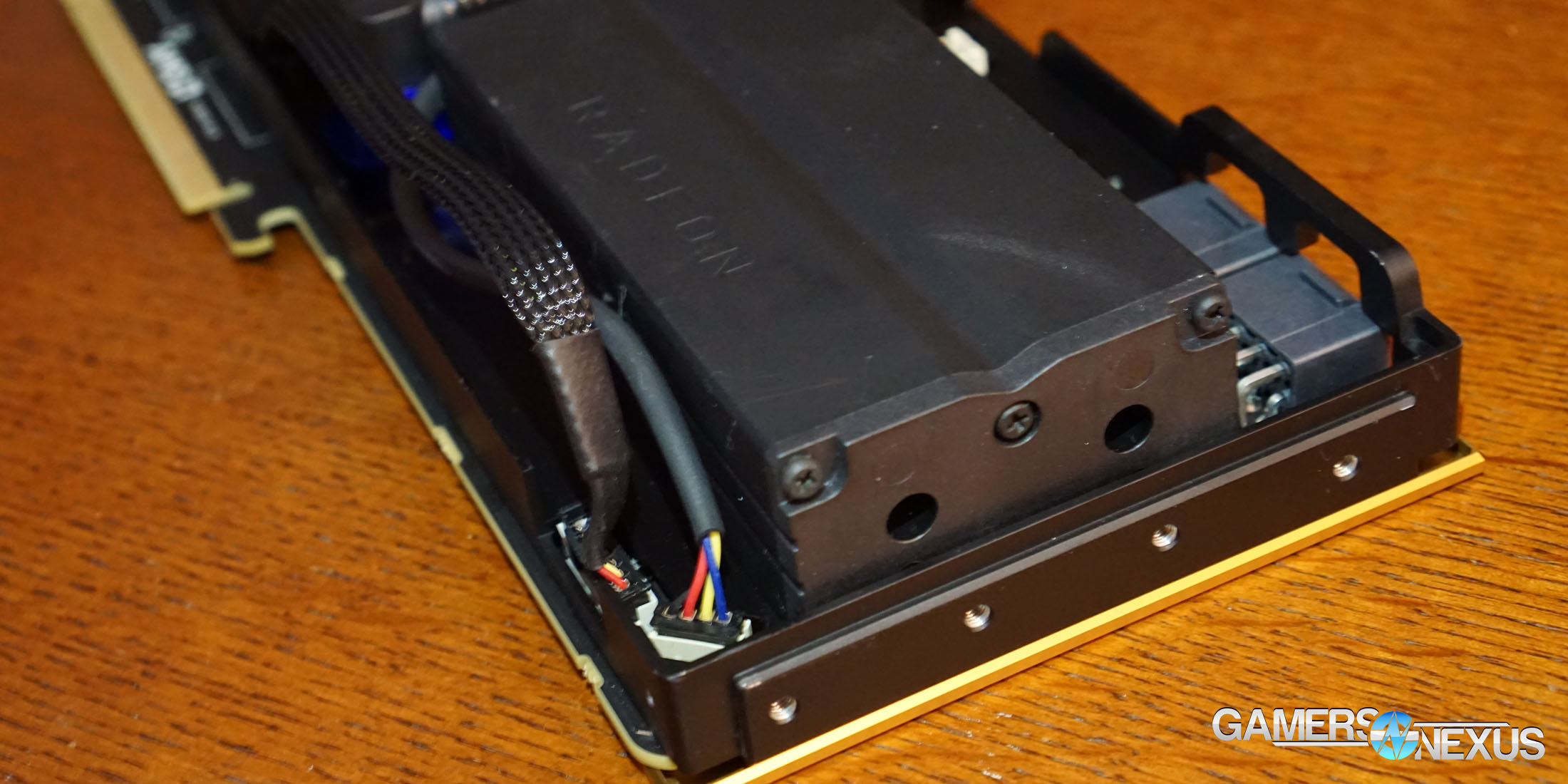 Vega: Frontier Edition Water Cooled Internals & Tear-Down | GamersNexus ...