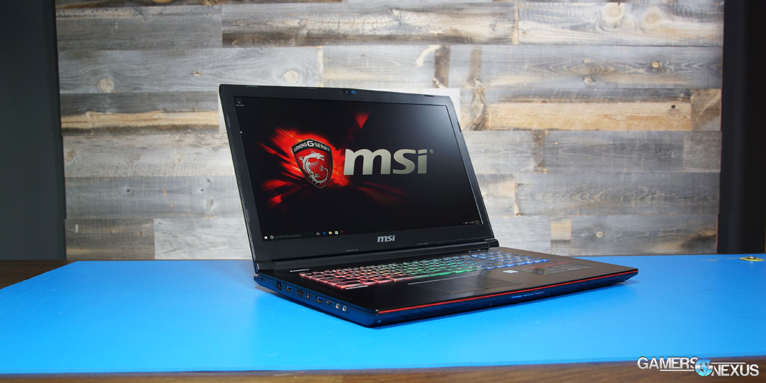 MSI GE72 7RE Apache Pro Laptop Review with 1050 Ti | GamersNexus ...