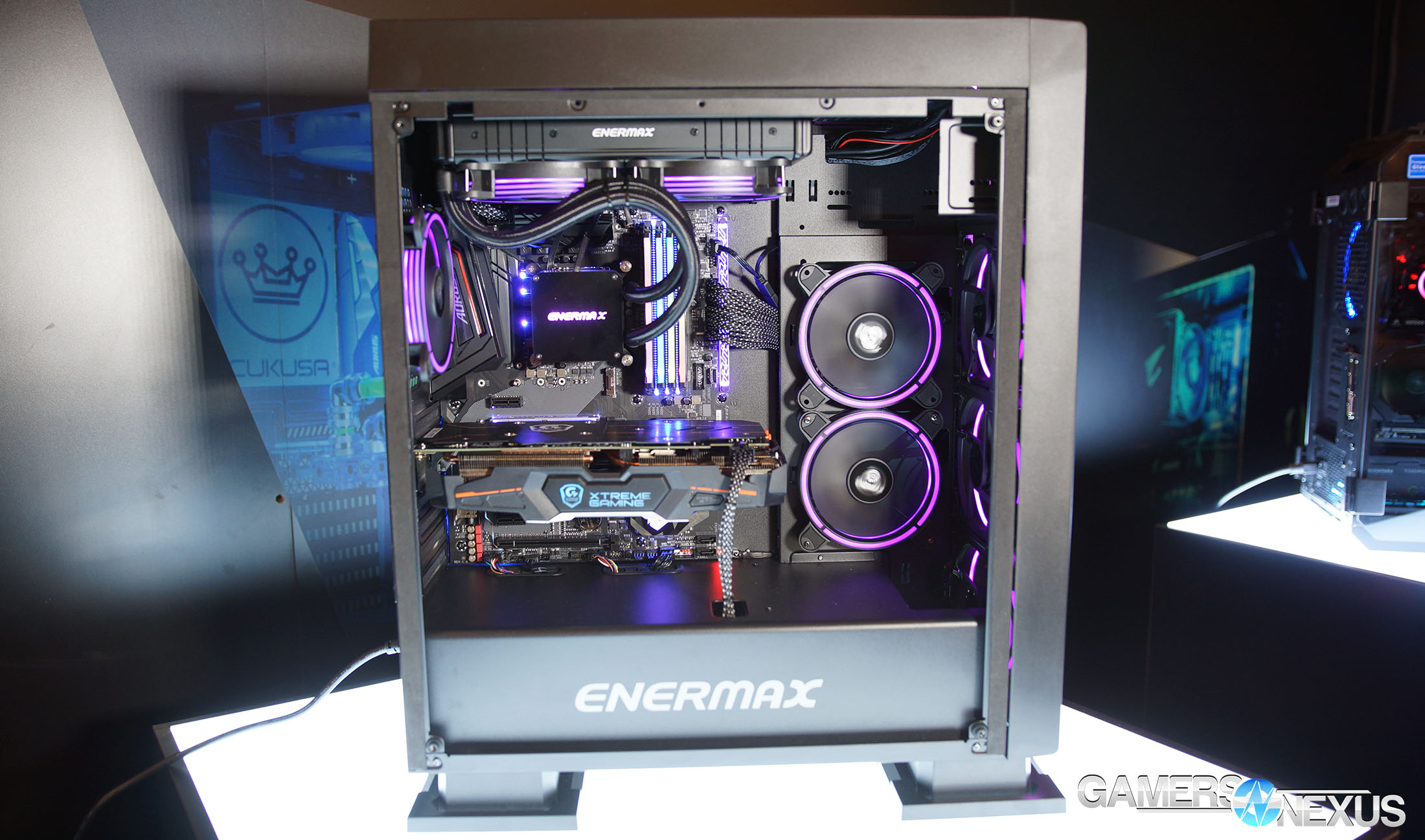A Case with Actual Airflow: Enermax Saberay & New Liquid Coolers | CES ...
